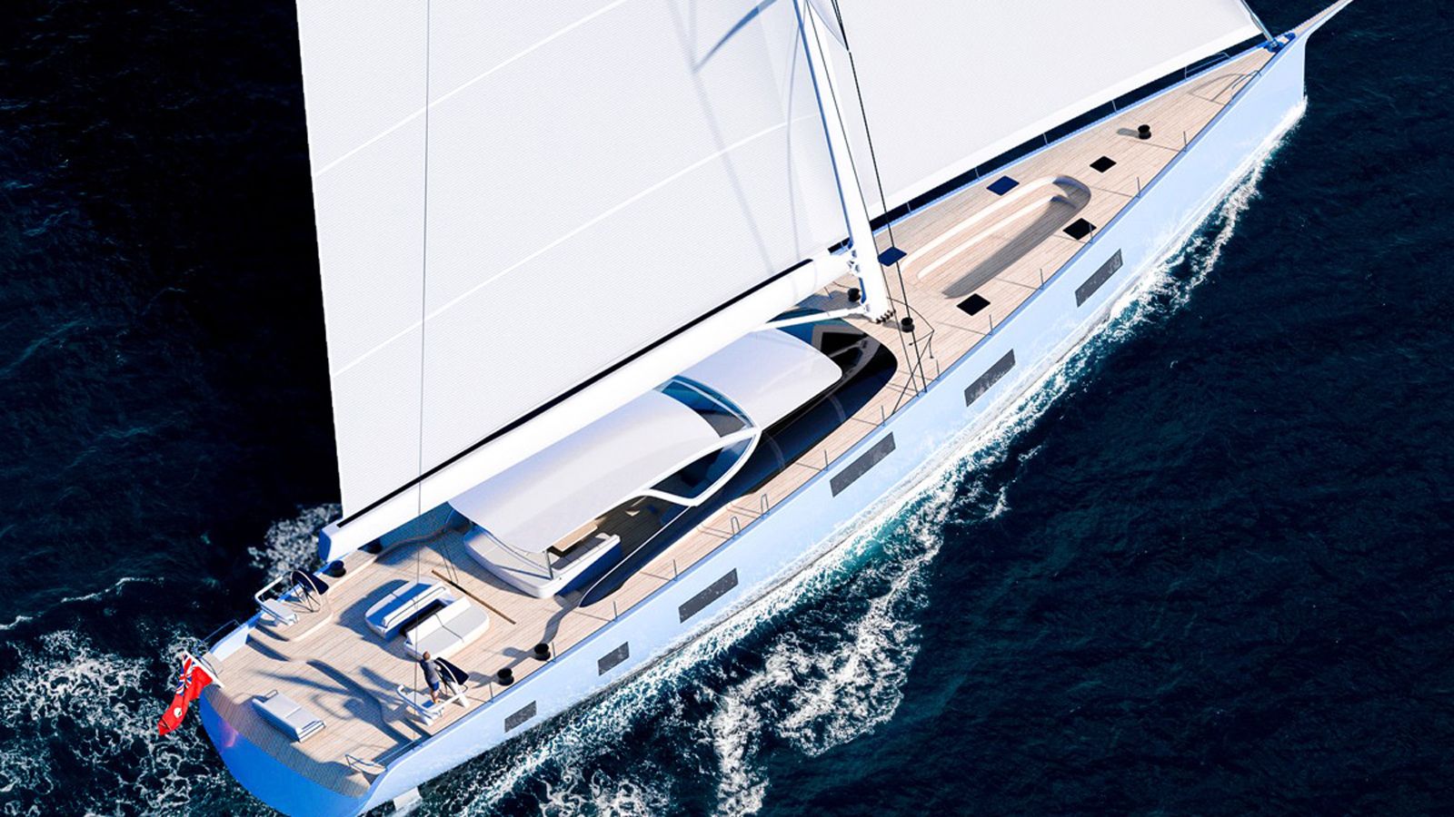 37m custom Baltic sloop hits construction milestone